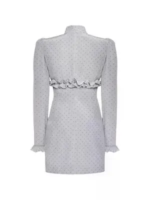 Alessandra Rich Ruffled-detail Mini Dress