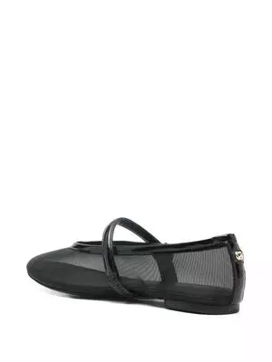 Maje T-strap Heart Ballet Flats