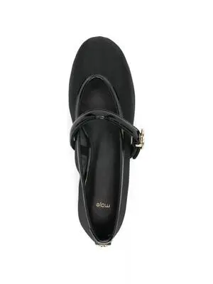 Maje T-strap Heart Ballet Flats