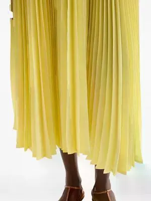 JIL SANDER Pleated Midi Skirt