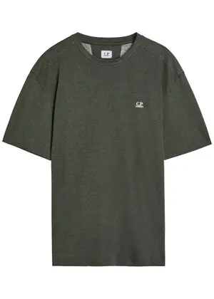 C.P. COMPANY Logo-print Cotton T-shirt