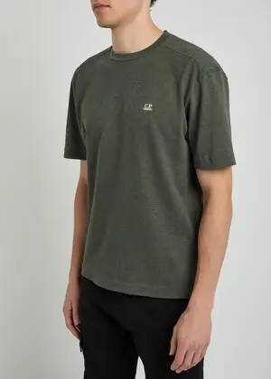 C.P. COMPANY Logo-print Cotton T-shirt