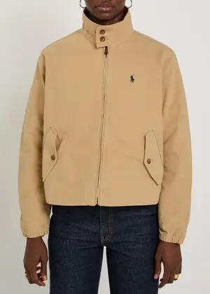 Polo Ralph Lauren Funnel-neck Canvas Jacket - Beige