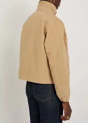 Polo Ralph Lauren Funnel-neck Canvas Jacket - Beige