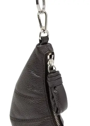 LEMAIRE Croissant Leather Coin Purse - Chocolate