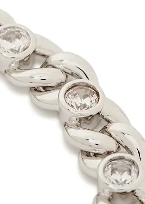 CERNUCCI Iced Gemstone Embellished Link Bracelet