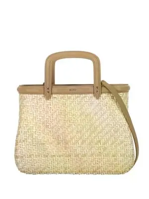 Rodo Wicker Top Handle Tote Bag