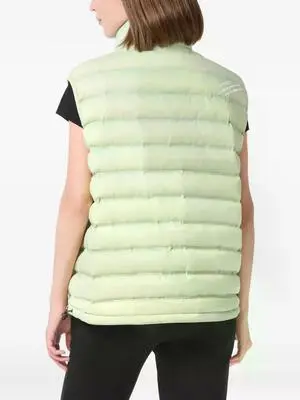 PLEIN SPORT High-neck Sleeveless Gilet - Green