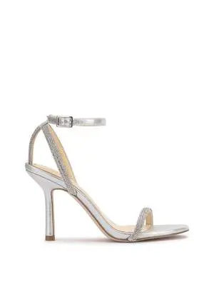 Vince Camuto Baharia High Heel In Shimmer - Silver