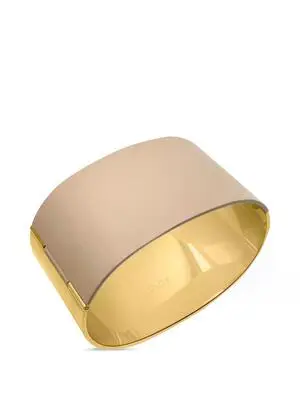 Dior 2000s Two-tone Logo Cuff