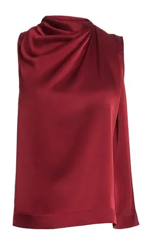 Altuzarra Alden Draped Top - Red
