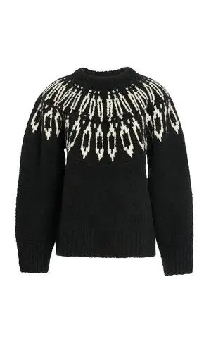 Altuzarra Coleman Wool Sweater - Black