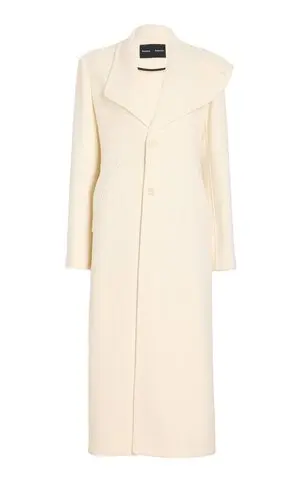 Proenza Schouler Alix Longline Wool-blend Coat