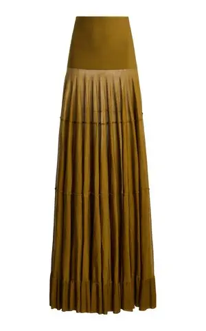 Altuzarra Gorrell Maxi Skirt - Olive