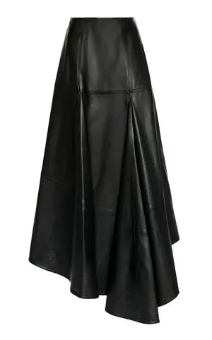Altuzarra Calloway Leather Midi Skirt