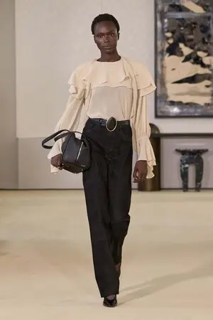 Altuzarra Mills Suede Straight-leg Pants