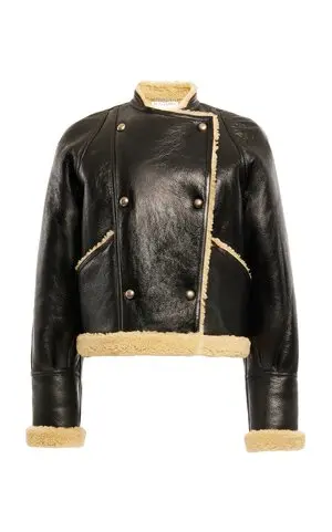 Altuzarra Kenny Shearling Coat - Black