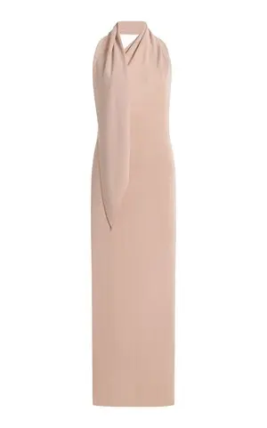 Altuzarra Mitchell Asymmetric Halterneck Knit Dress - Pink