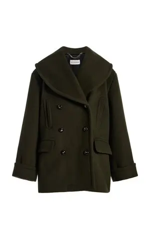 Altuzarra Etting Wool-blend Coat - Dark Green