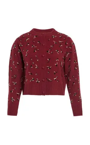 Altuzarra Vaughn Wool Sweater - Burgundy