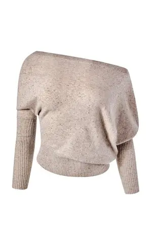 Altuzarra Paxi Asymmetrical Cashmere Sweater - Neutral