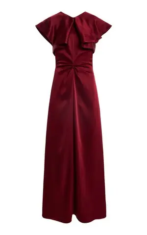 Altuzarra Alex Maxi Dress - Burgundy