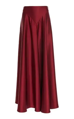 Altuzarra Ames Maxi Skirt - Burgundy