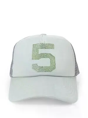 SP5DER Logo-studded Cap - Grey