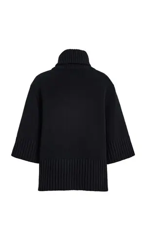 Michael Kors Funnel-neck Cashmere Sweater - Black
