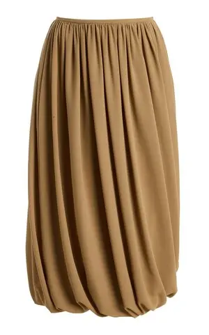 Michael Kors Bubble Virgin-wool Midi Skirt - Neutral