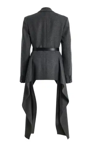 Michael Kors Belted Virgin-wool Blazer