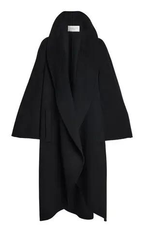 Michael Kors Oversized Virgin-wool Coat - Black