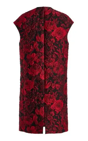 Michael Kors Floral Shift Midi Dress
