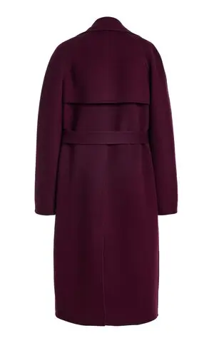 Michael Kors Belted Virgin-wool Trench Coat