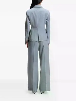 BOSS Notched-lapel Single-button Blazer - Blue