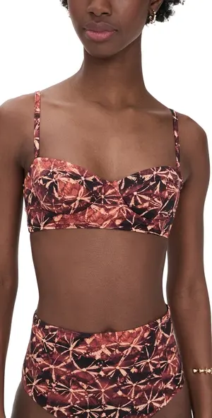 Ulla Johnson Zahara Bikini Top - Sumac