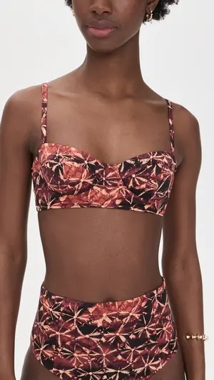 Ulla Johnson Zahara Bikini Top - Sumac