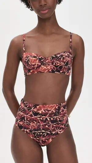Ulla Johnson Zahara Bikini Top - Sumac