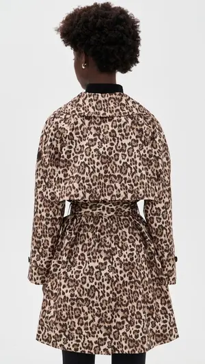 SAVE THE DUCK Tecla Print Trench Coat
