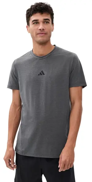 Adidas Designed For Training Workout Tee - Dgh Solid Grey