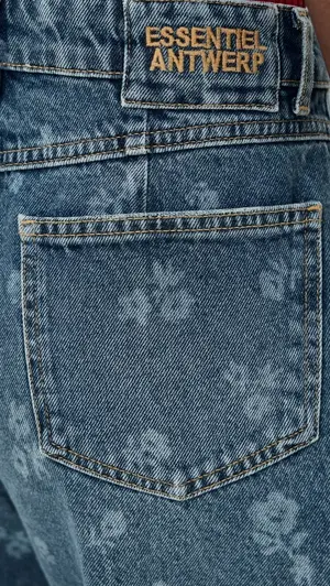Essentiel Antwerp Floral Barrel Leg Jeans