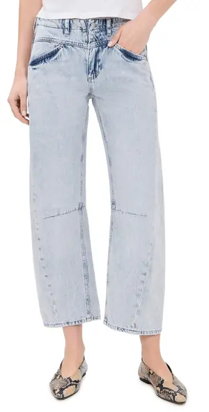 LE JEAN Selena Crop Jeans