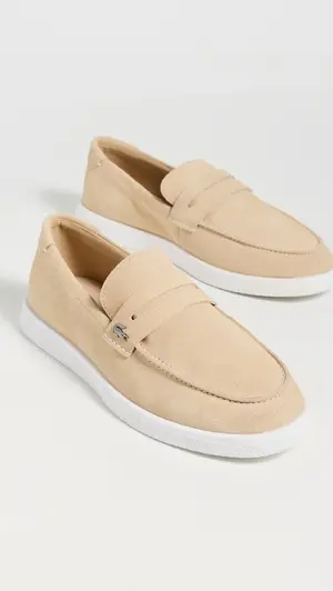 Lacoste Suede Slip-on Loafers
