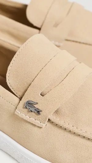 Lacoste Suede Slip-on Loafers