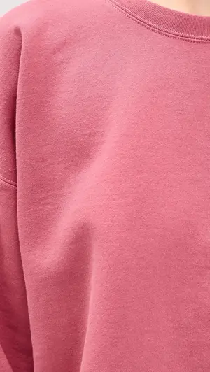 Rachel Comey Fleece Backed Pullover Sweatshirt - Rosebud