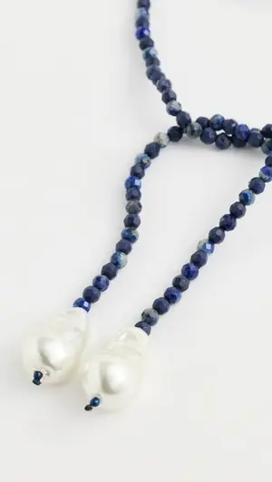 Baublebar Semi-precious Pearl Wrap Necklace