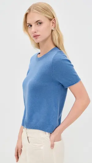 Splendid Emerson Short Sleeve Sweater