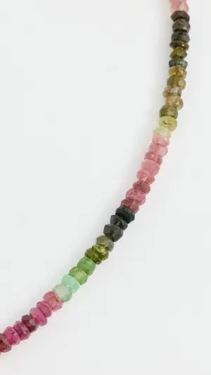 Jia Jia 14k Tourmaline Quartz Teardrop Necklace - Multicolored