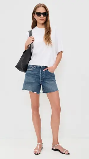 AGOLDE Nye Denim Shorts