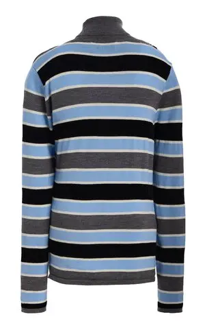 ZANKOV Berlin Striped Turtleneck Top